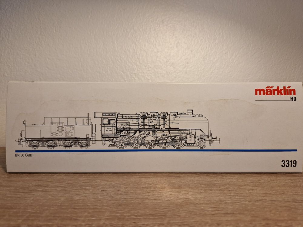 Märklin 3319 Dampflok BR 50 ÖBB H0 OVP NEU (Neu und originalverpackt ...