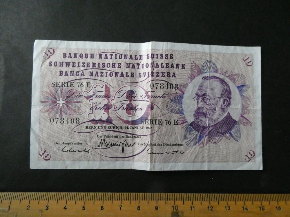 Schweiz 1972, 10 Franken | Kaufen auf Ricardo