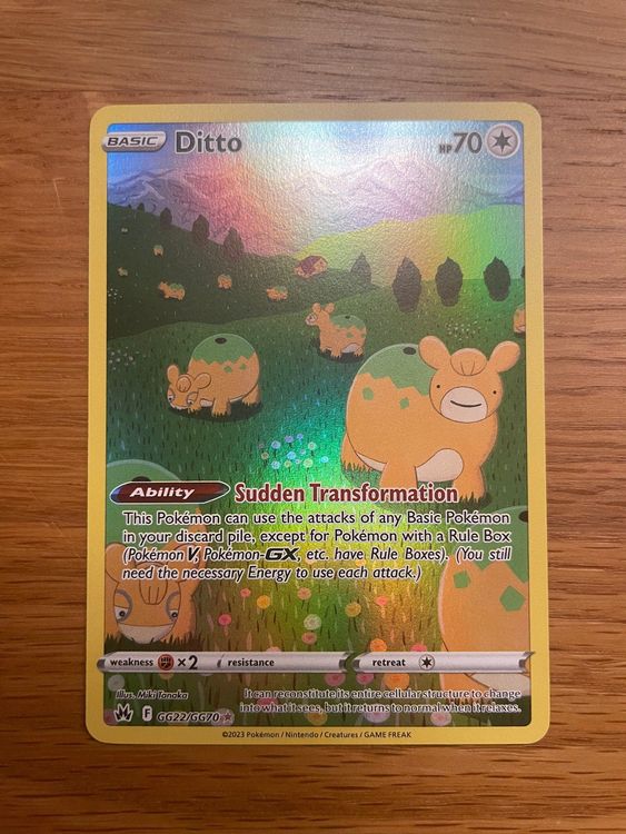 Ditto Alt Art - Pokemon Crown Zenith EN | Kaufen auf Ricardo
