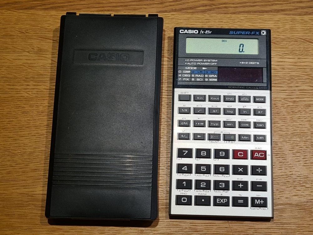 Vintage CASIO FX-85 SUPER-FX Taschenrechner mit Case 1990 | Kaufen auf ...