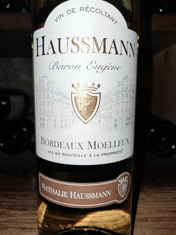 Haussmann baron eugène bordeaux moelleux 2023 (Neu und originalverpackt ...