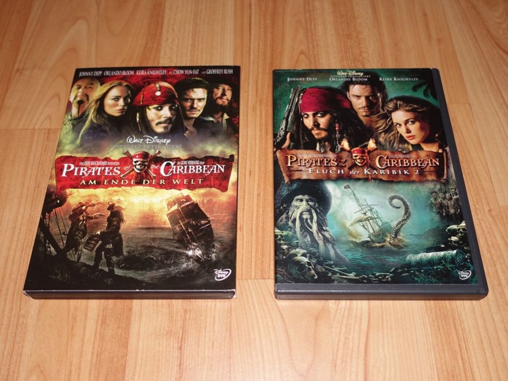 2 DVD Pirates of the caribbean (Gebraucht) in Russikon für CHF 6 – mit ...