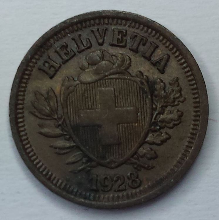 1 Rappen Münze 1928 (Gebraucht) in Luzern für CHF 18 – mit Lieferung auf Ricardo kaufen