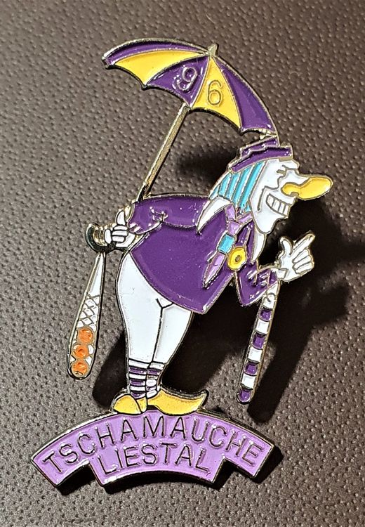 Q027 - Pin Tschamauche 1996 Fasnacht Liestal Baselland (Gebraucht) in Reinach BL für CHF 2 – mit ...