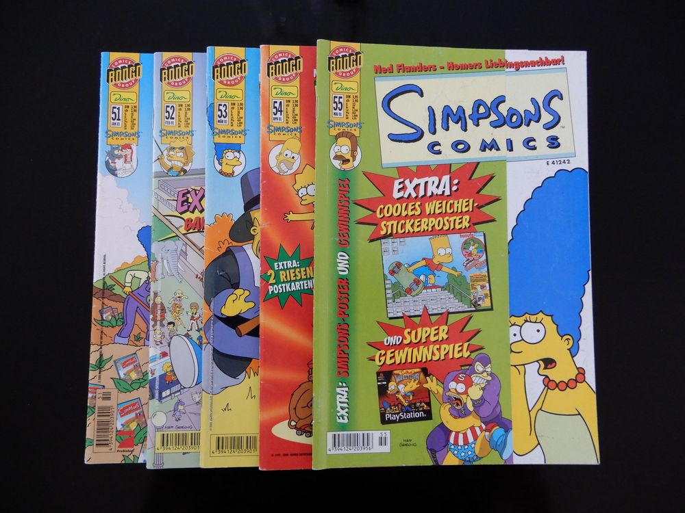 Simpsons Comics 51-55 (Gebraucht) in für CHF 12 – mit Lieferung auf ...