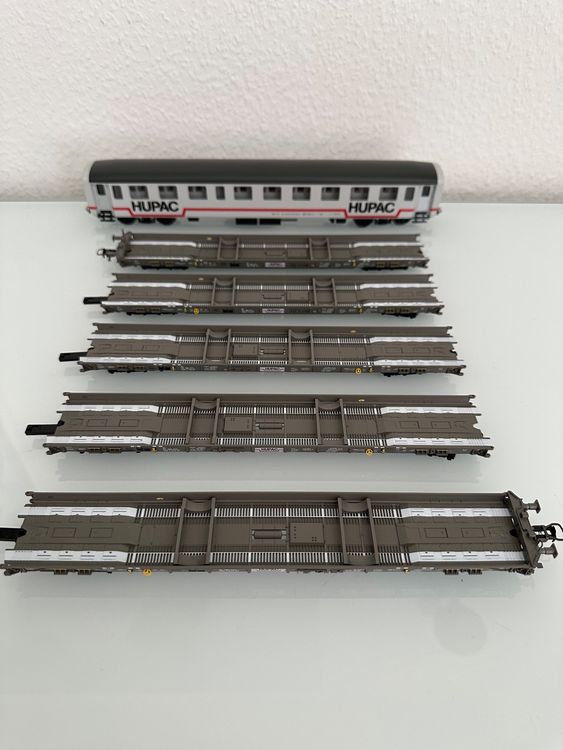 SBB HUPAC RoLa Zug inkl. Personenwagen (6-Teilig) | Kaufen auf Ricardo