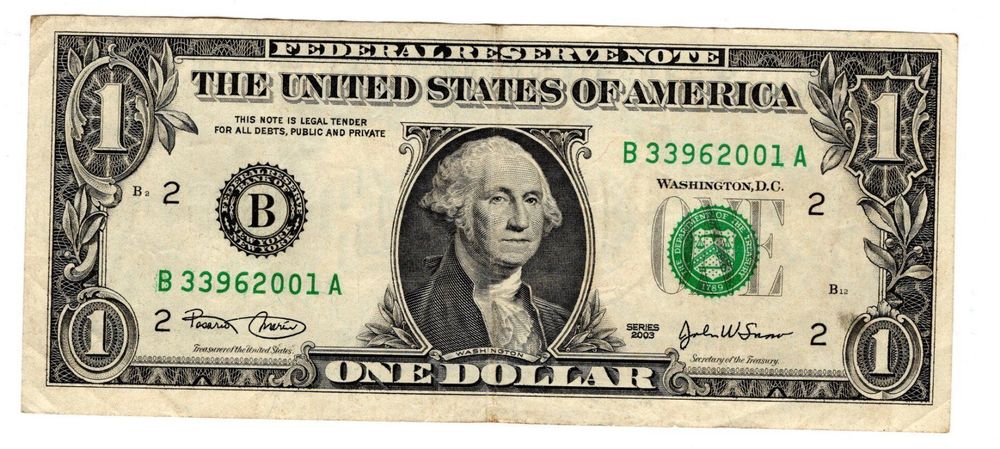 Note 1 USD 2003 | Kaufen auf Ricardo