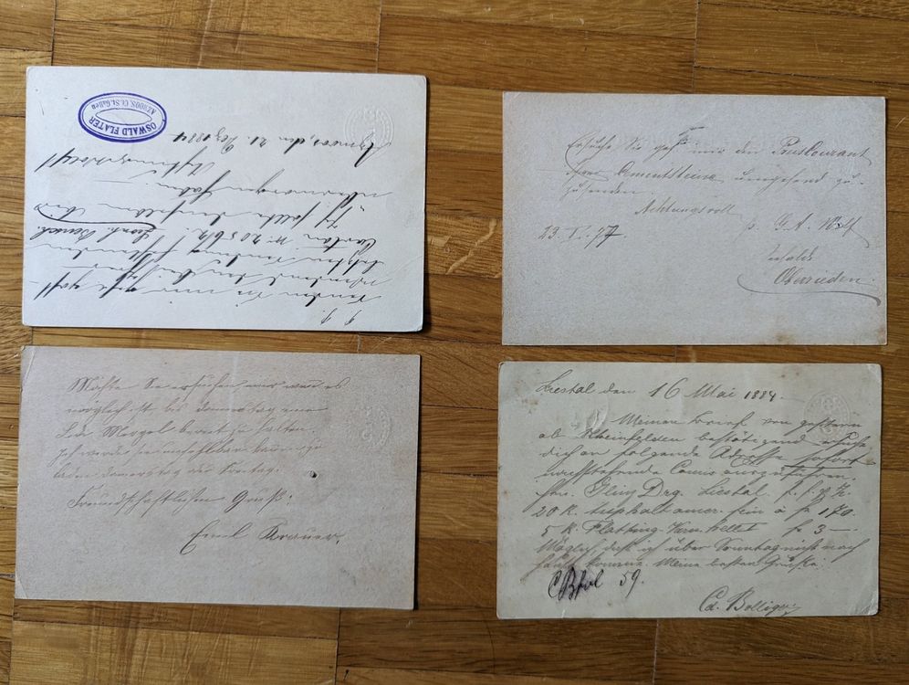 CH Briefe alt (Postkarten und vorfrankierte Briefe) (Gebraucht) in für ...