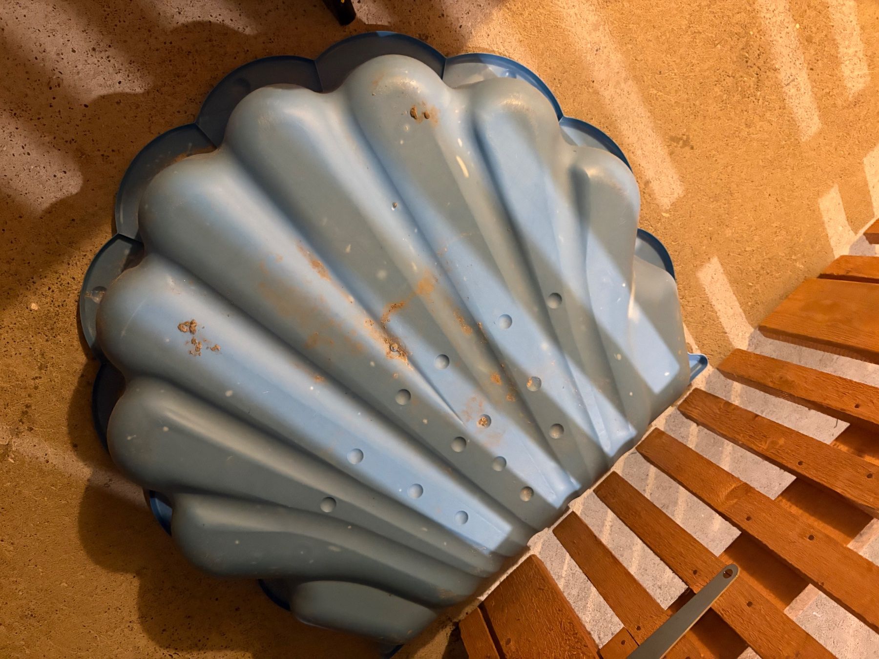 🐚 Sandkasten MUSCHEL – ideal für Garten & Balkon – Kinder l (Gebraucht ...