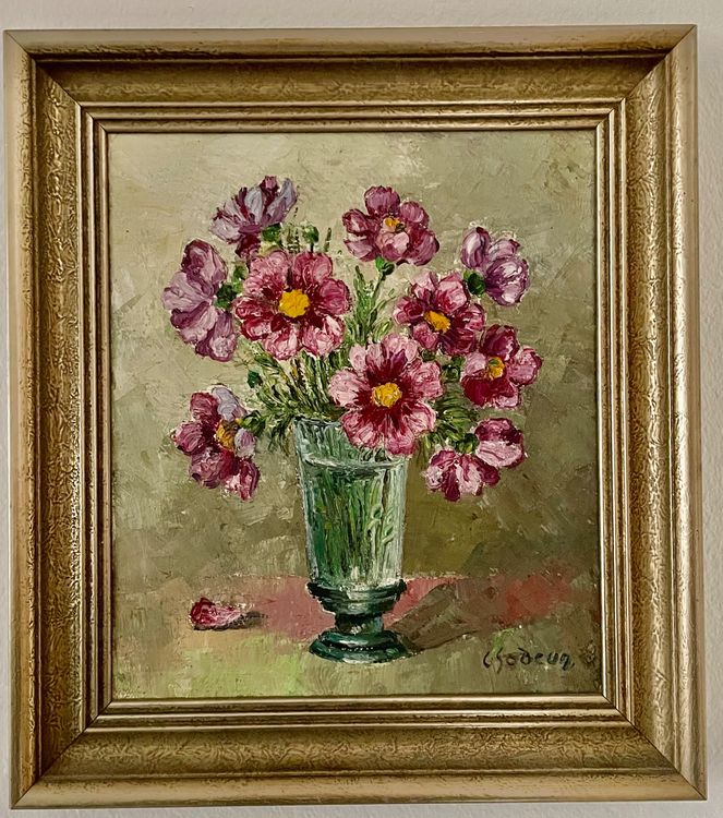 Charles Sodeur (1883 - 1973) Gemälde Stilleben 45x40 cm ab 1 (Gebraucht ...