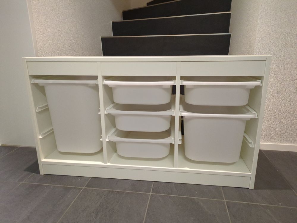 Ikea TROFAST Regal mit Boxen, weiß, 99x44x56 cm Neu | Kaufen auf Ricardo