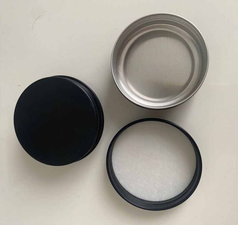 50 Stk. Neue Aludosen, schwarz, 30ml, mit Schraubverschluss | Kaufen ...