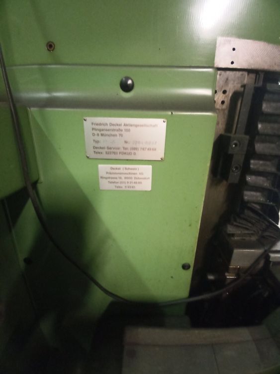 Fräsmaschine Deckel FP4A gebraucht ohne Steuerung (Defekt) in ...