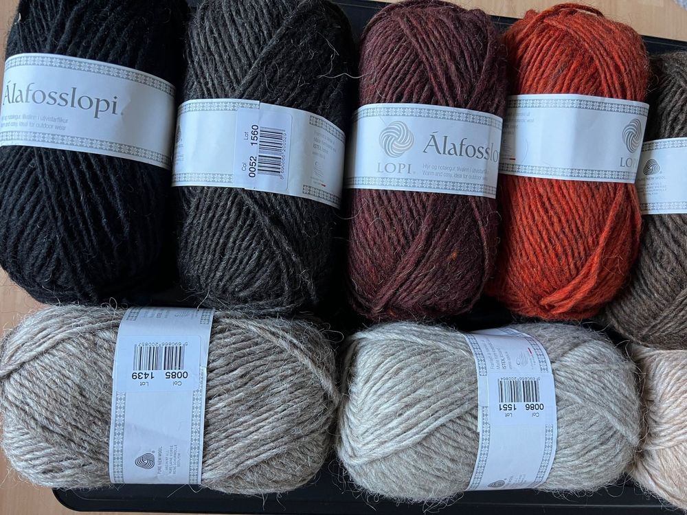 Diverse Alafoss Lopi Knäule, Islandwolle (Neu (gemäss Beschreibung)) in ...