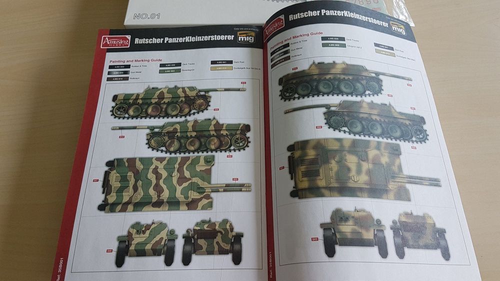 1:35 E-5 Rutscher Kleinpanzer + Voyager PE - Amusing Hobby (Neu (gemäss ...