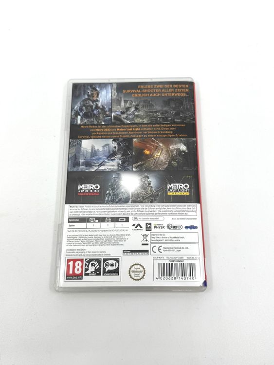 Metro Redux (Nintendo Switch) (Gebraucht) in Herisau für CHF 18 – mit ...