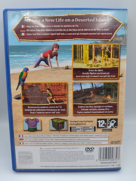 The Sims 2 Castaway / Gestrandet (Playstation 2 / PS2) (Gebraucht) in ...