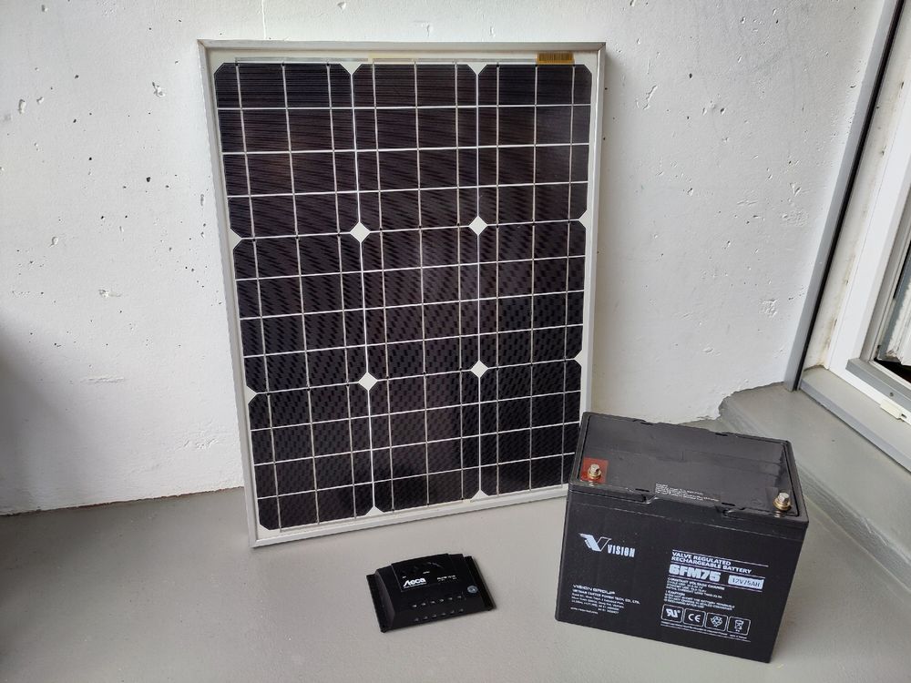 Solar Setup Panel Akku Inverter 50 Watt (Gebraucht) in für CHF 31 – nur ...