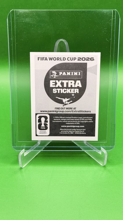 Panini FIFA World Cup 2026 Vini Jr. Extra Sticker (Purple) (Neu (gemäss ...