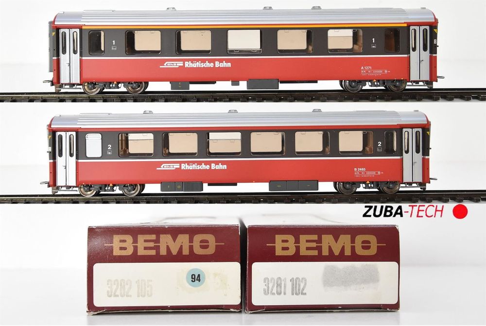 Bemo 2x Personenwagen EW III RhB H0m OVP (Gebraucht) in St. Gallen für CHF 160.5 – mit Lieferung ...