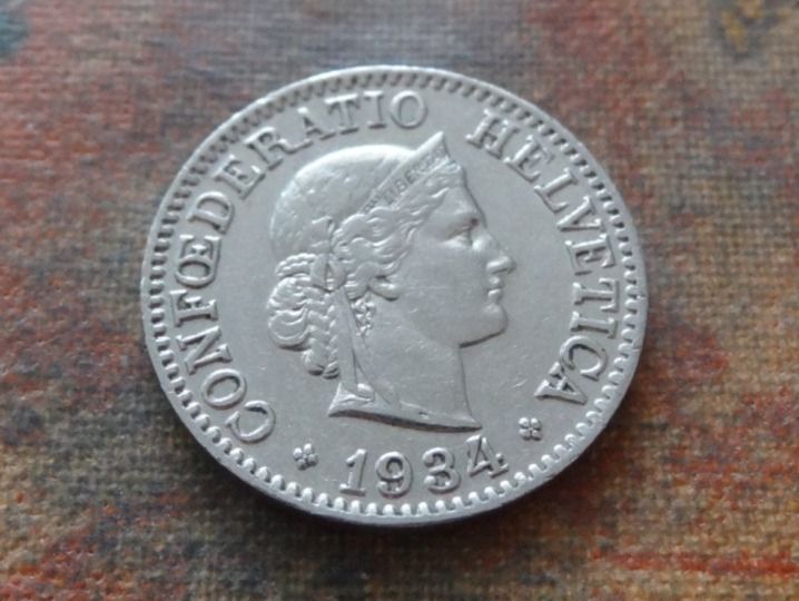 10 Rp. 1934 (Gebraucht) in Romanel-sur-Lausanne für CHF 0.7 – mit Lieferung auf Ricardo kaufen