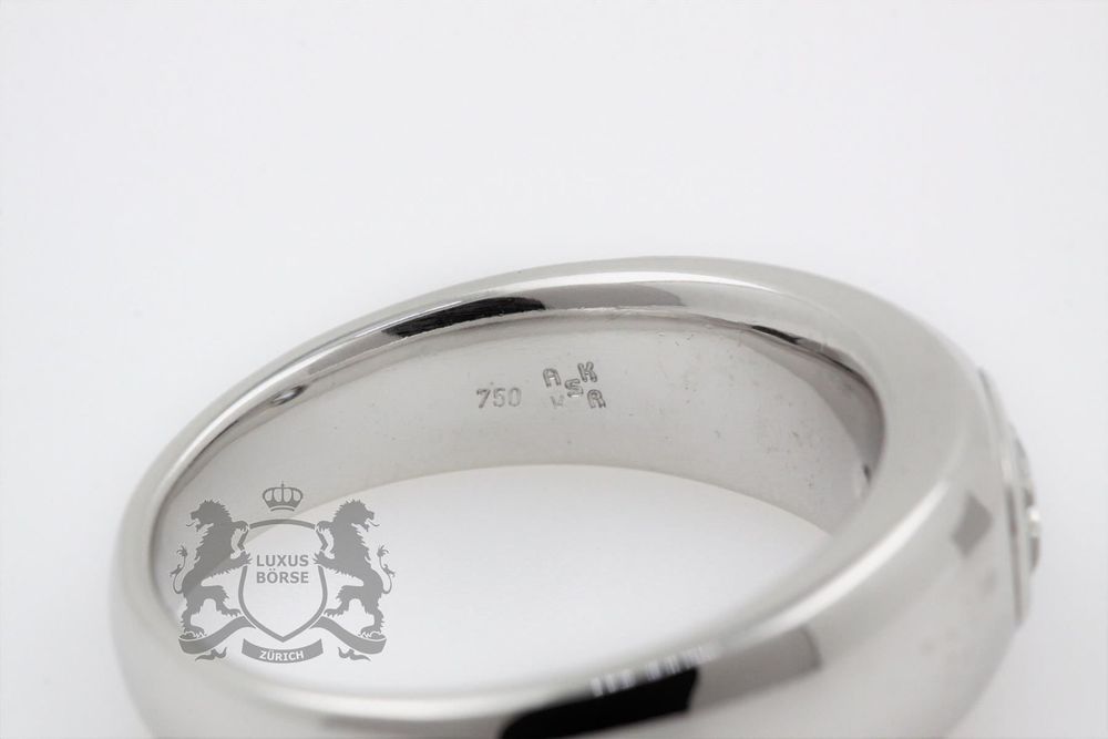 Herren Diamant Solitär Ring ca. 0.6ct 18K Weissgold *S2653 | Kaufen auf Ricardo