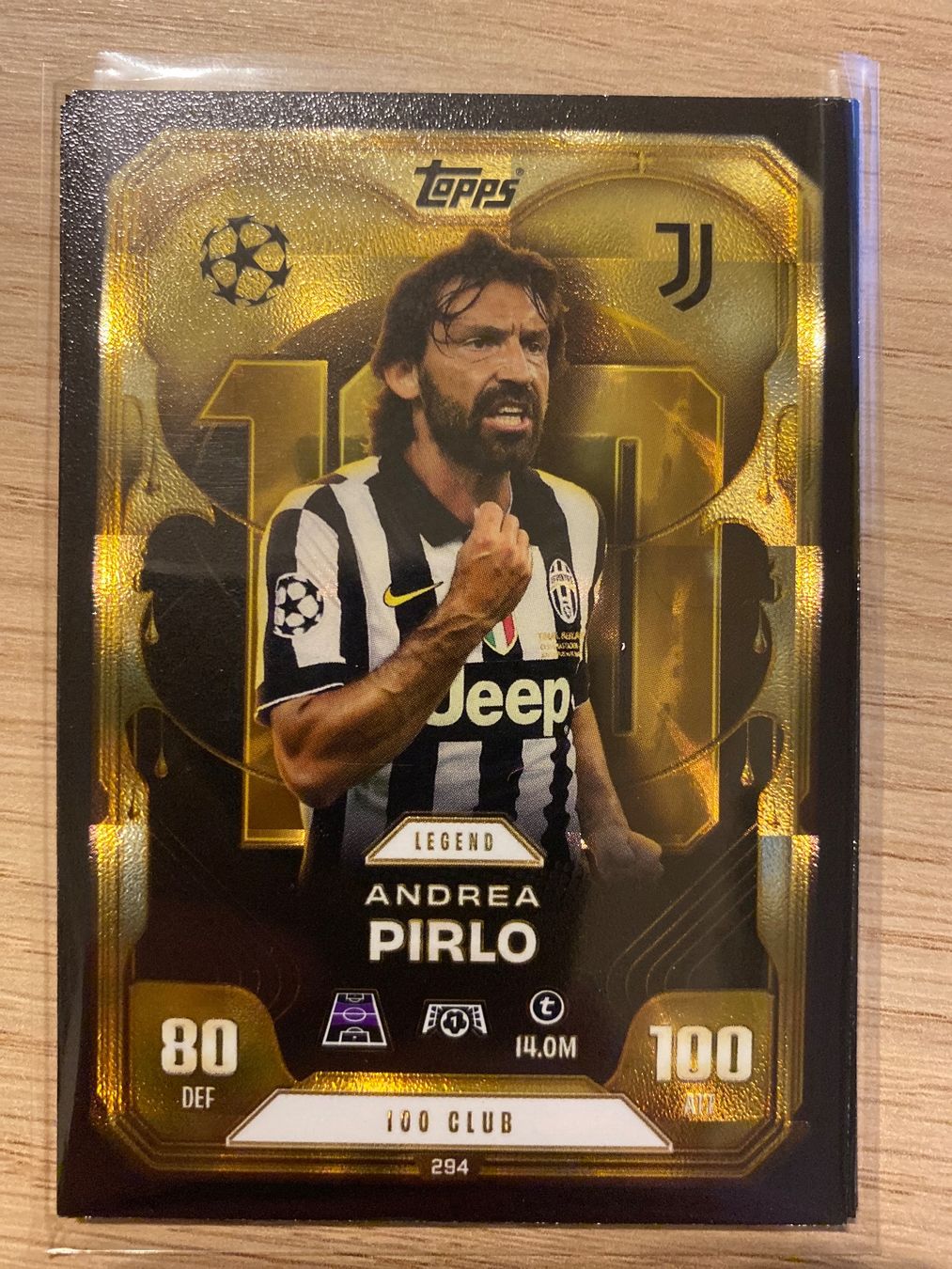 Topps Match Attax Extra 25/26 100 Club Andrea Pirlo 294 (Neu (gemäss ...