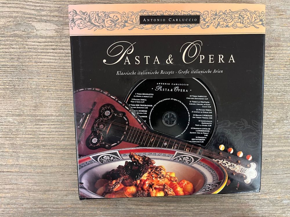 Das Kochbuch + CD Pasta & Opera ital. Rezepte /Grosse Arien (Gebraucht ...