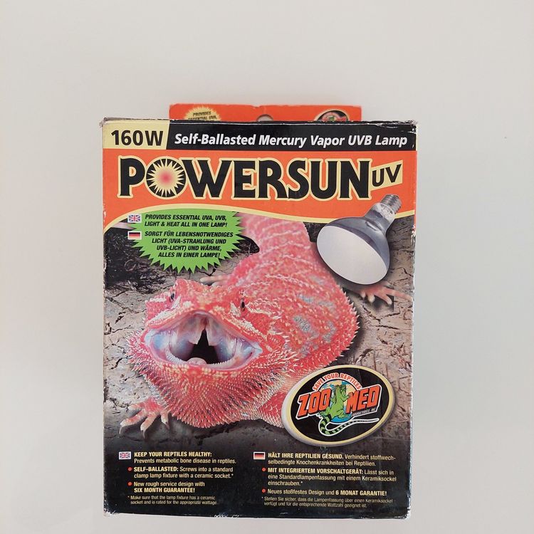 Self-Ballasted Mercury Vapor UVB Lamp 160W neu | Kaufen auf Ricardo