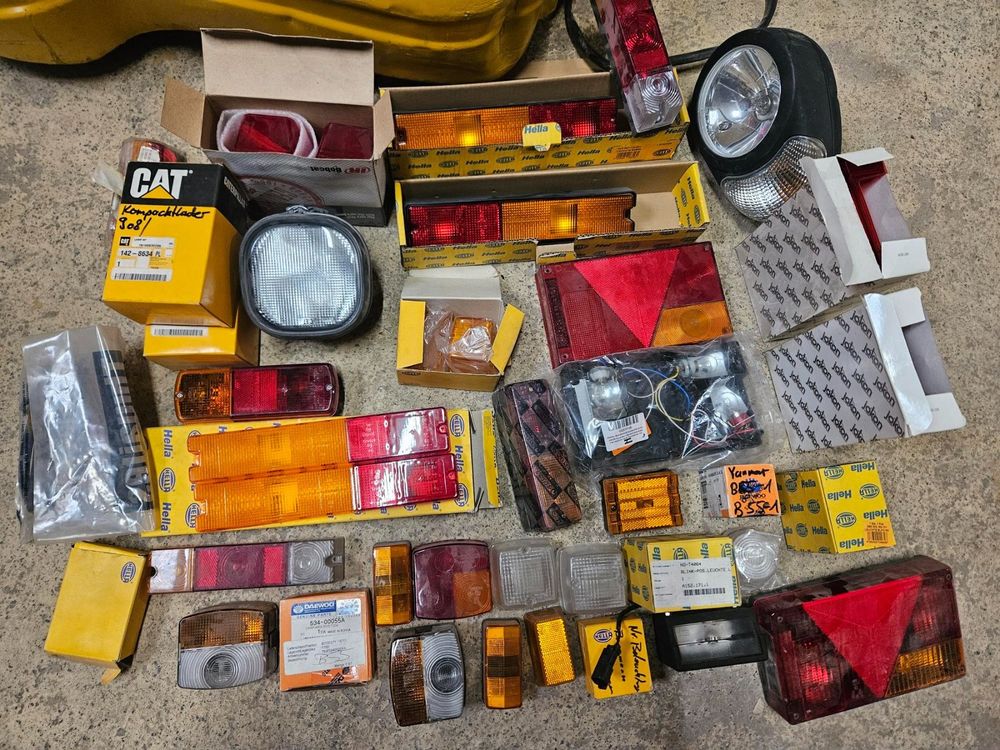 Baumaschinen Anhänger Lampen Blinker Scheinwerfer Pos licht (Neu ...