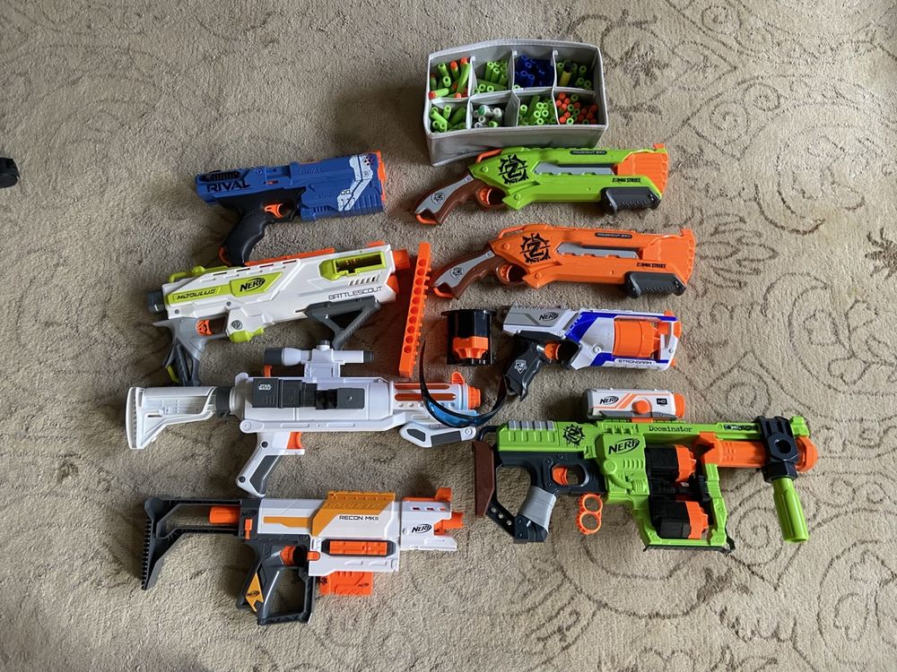 Big NERF Gun Collection, 8 Guns (Gebraucht) in Basel für CHF 40 – mit ...