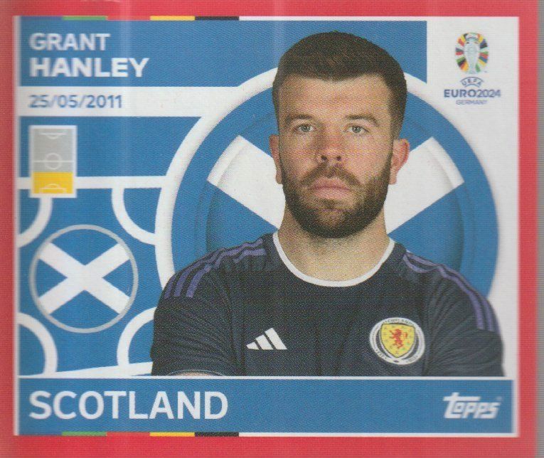 EURO 2024 Topps sticker SCOTLAND SCO 5 HANLEY | Kaufen auf Ricardo