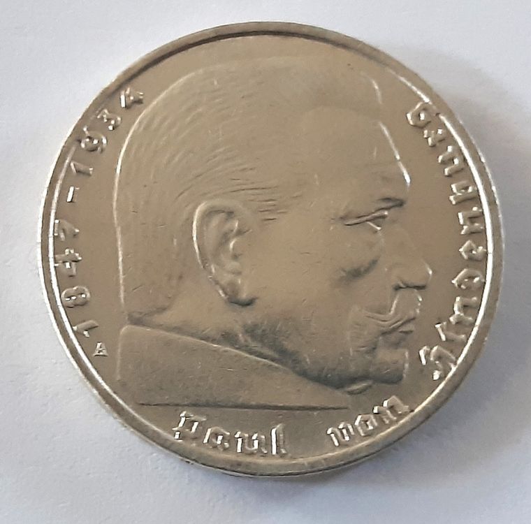 Deutsches Reich - 2 Reichsmark 1937 A (Gebraucht) in Ebikon für CHF 20 – mit Lieferung auf ...