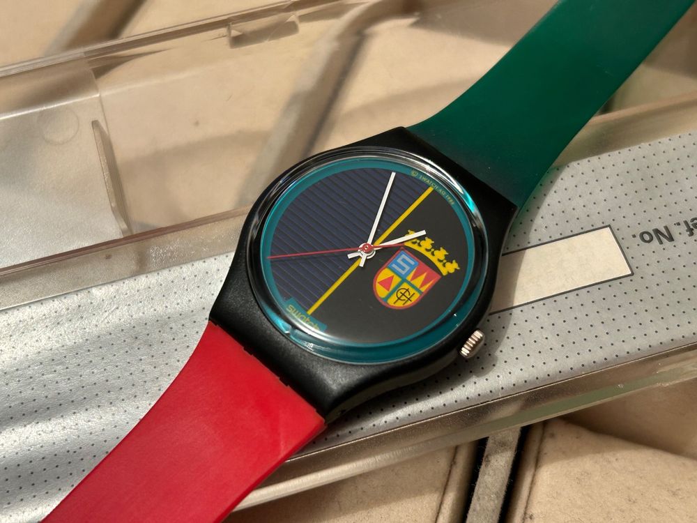 Montre Swatch vintage GB111 SIR WATCH neuve 1986 fonctionne (Neu ...