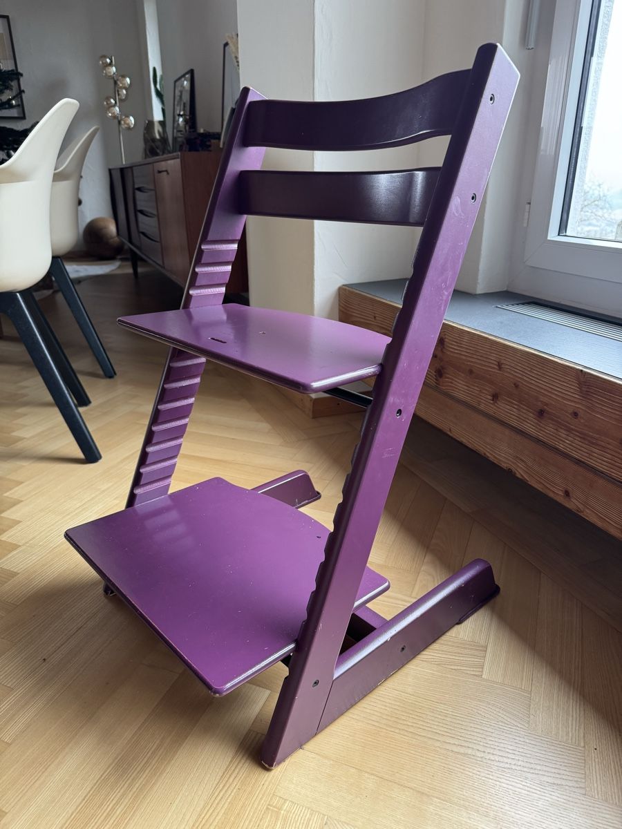 Lila Stokke Tripp Trapp Kinderstuhl - Top Zustand! (Gebraucht) in ...