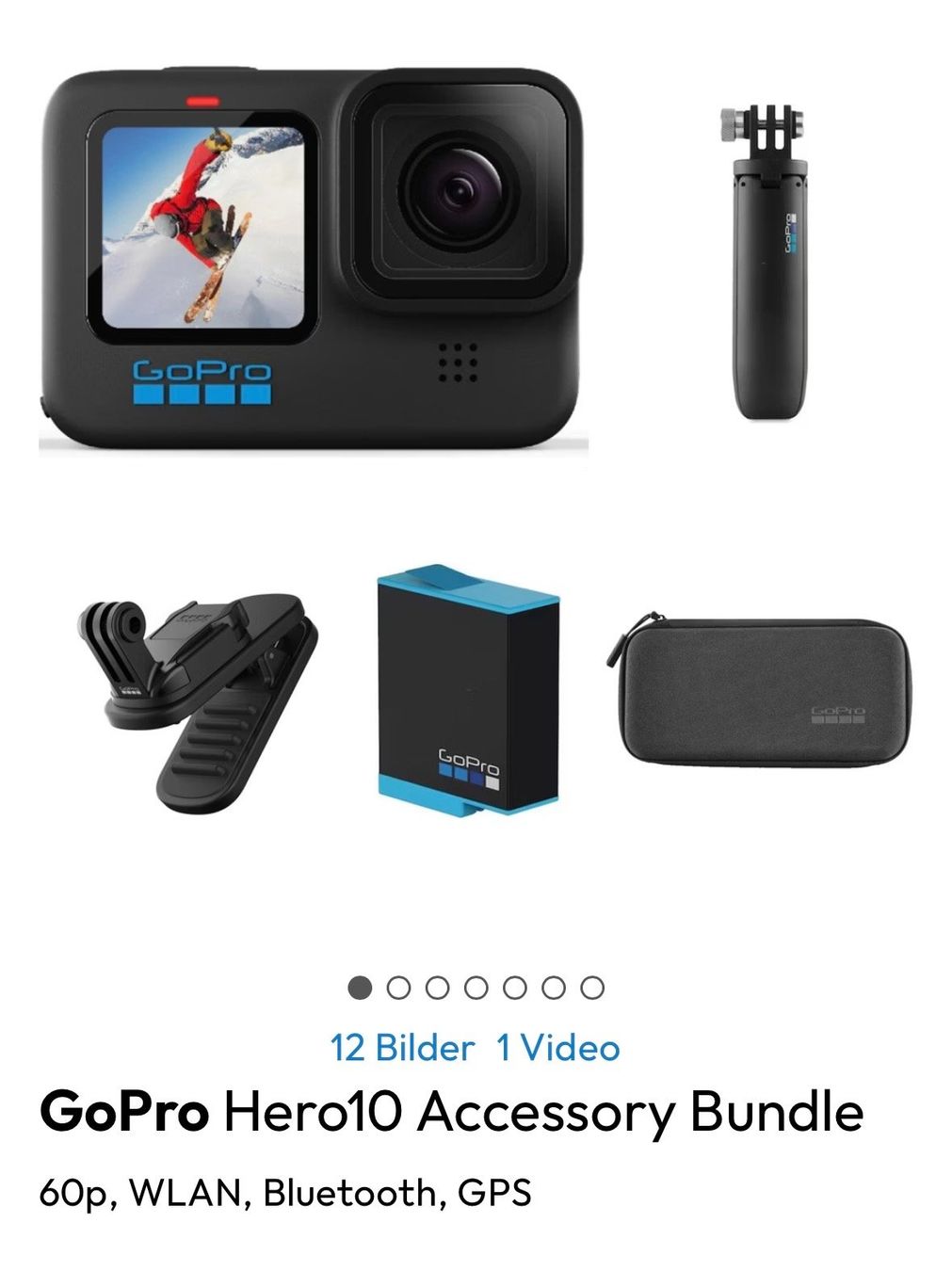 GoPro Hero10 accessory Bundle (Neu (gemäss Beschreibung)) in Brig für ...