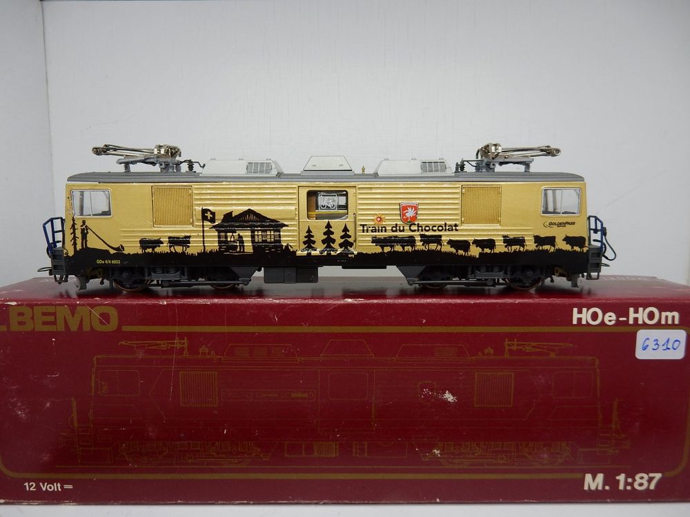 Hom- Bemo - MOB - Loc GDe 4/4 - 6003 - "Chocolat" (OVP) | Kaufen auf Ricardo