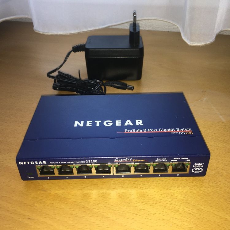 Netgear GS108 Gigabit Switch 8 Port (Gebraucht) in Hunzenschwil für CHF ...