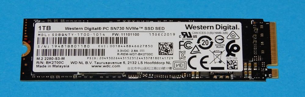 Western Digital PC SN730 NVMe SSD 1 TB (Gebraucht) in Bern für CHF 46 ...