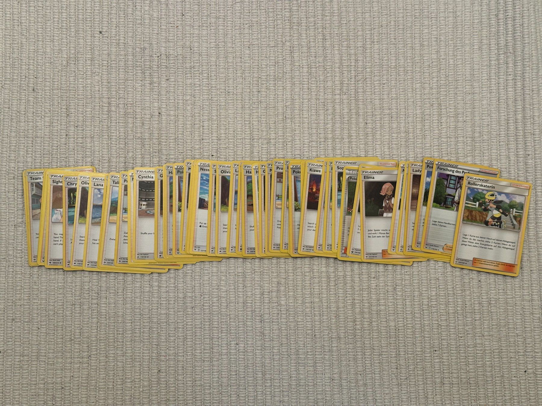 Pokémon 50 Unterstüzer Trainer Karten, neu/boosterfrisch (Gebraucht) in Meierskappel für CHF 2 ...