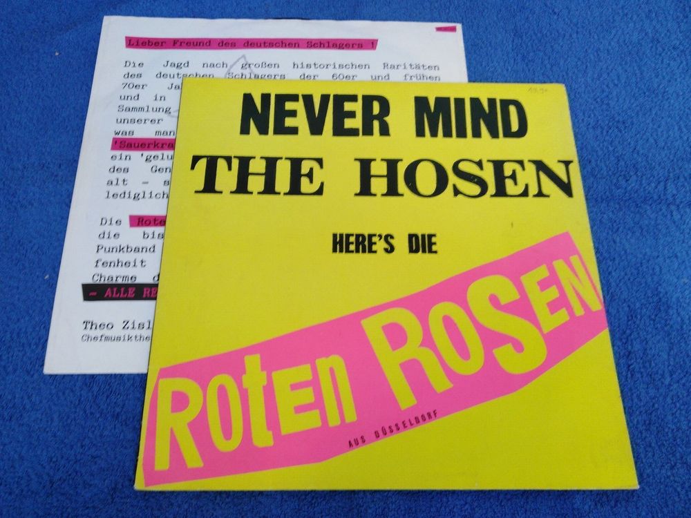 DIE TOTEN HOSEN die roten rosen 12" TOP (Gebraucht) in Schaan für CHF ...