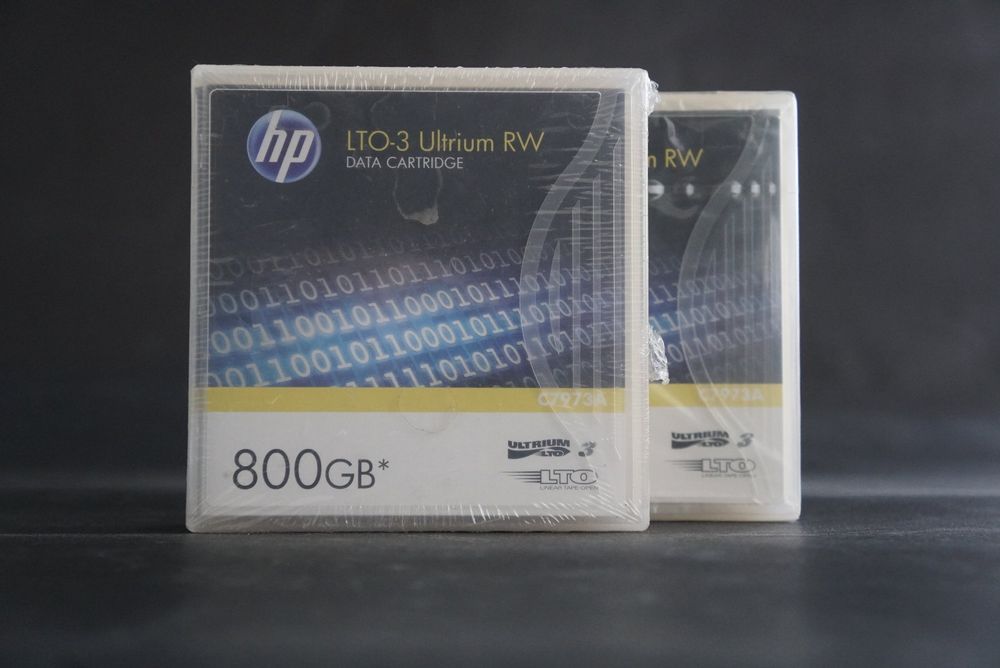 2 HP LTO-3 Ultrium RW Sicherungsbänder 800 GB, in OVP | Kaufen auf Ricardo