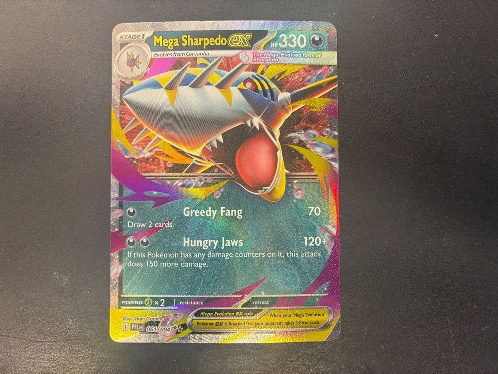 Mega Sharpedo EX - Mega Evolution - 061/132 - en (Neu (gemäss ...