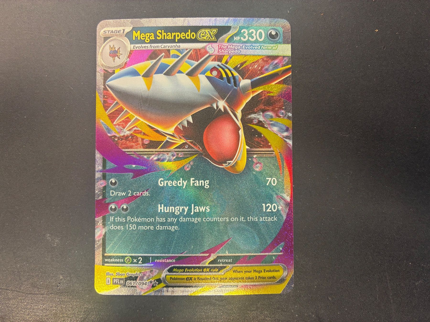 Mega Sharpedo EX - Mega Evolution - 061/132 - en (Neu (gemäss ...