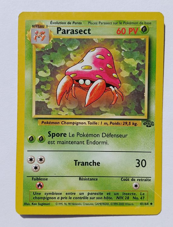 Carte Pokémon Parasect 41/64 FR 2000 (Gebraucht) in Les Sciernes d ...