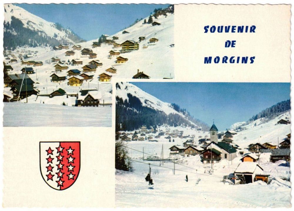 Morgins - 2 Bild AK (Gebraucht) in Binningen für CHF 1 – mit Lieferung auf Ricardo kaufen