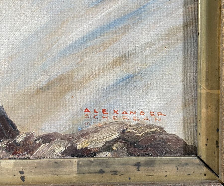 Alexander Scherban (1886-1964) grosses Gemälde (Gebraucht) in Root für ...