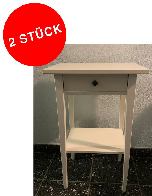2 x HEMNES IKEA Nachttisch, weiß gebeizt (Gebraucht) in Horgen für CHF 59 – nur Abholung auf ...