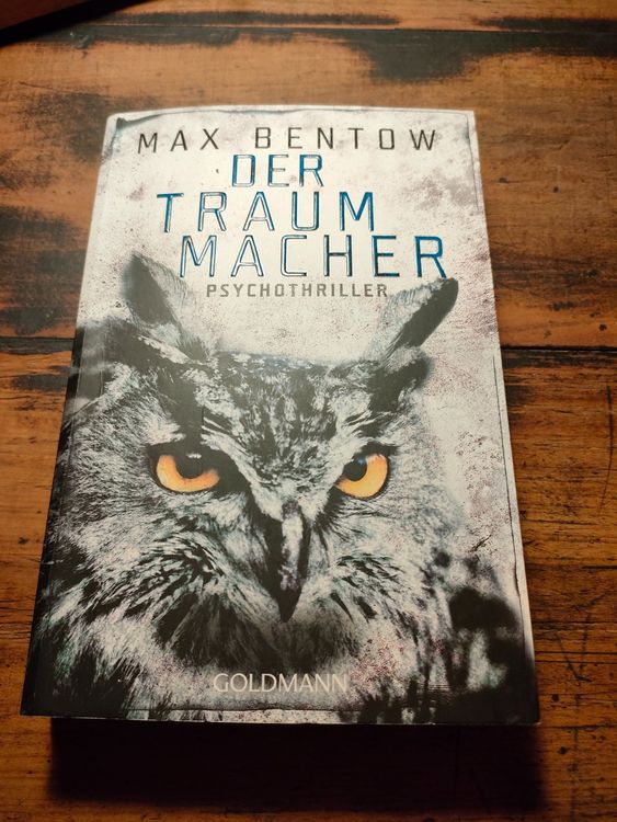 Buch, Psychothriller "Der Traummacher" von Max Bentow (Gebraucht) in ...