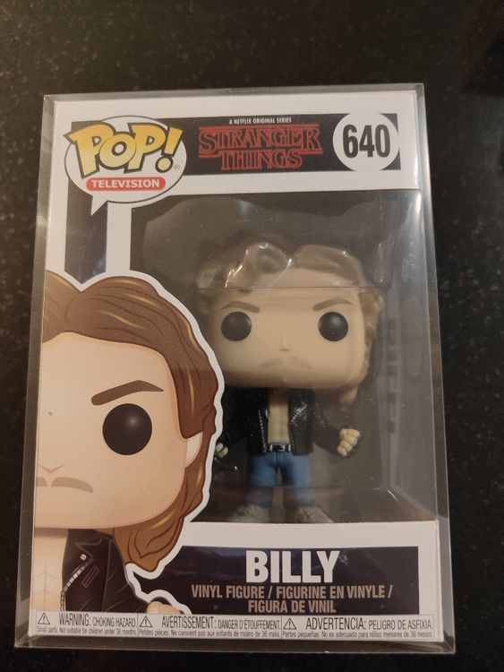 Figurine Funko Pop Billy Stranger Things 640 Neuf (Neu (gemäss ...